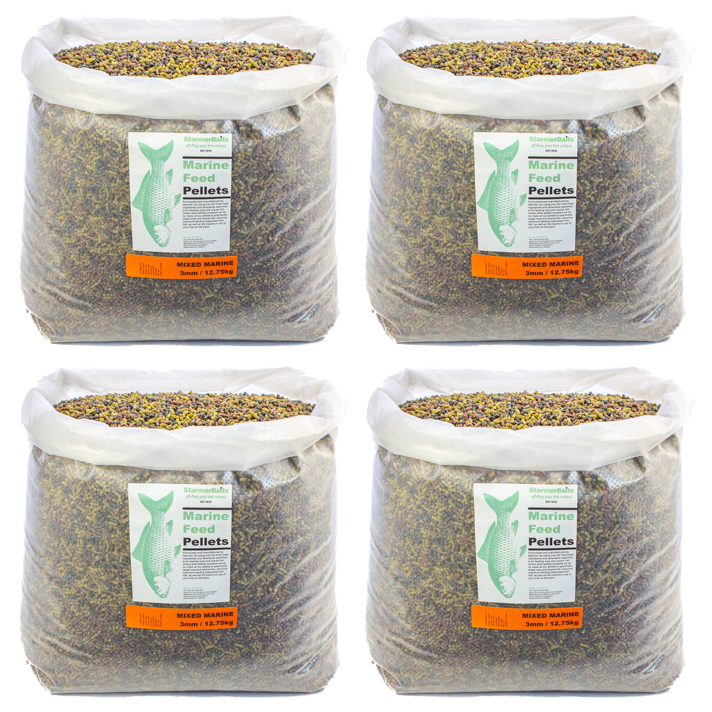 3mm Mixed marine high oil feed bulk pellets for carp & coarse fishing ...